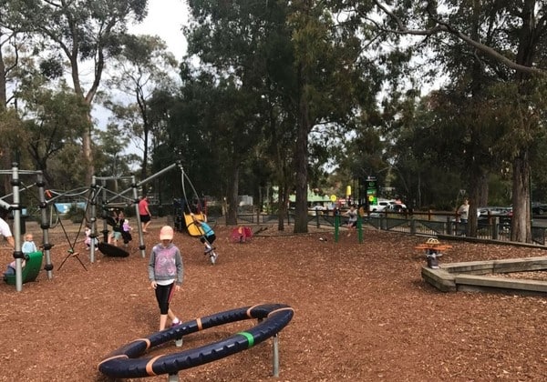 Catching up with friends at Parc Menai — Mums of the Shire